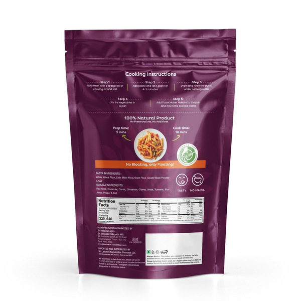 Little Millet Penne with Masala Packet - 180g - Bliss Tree CA Central ...